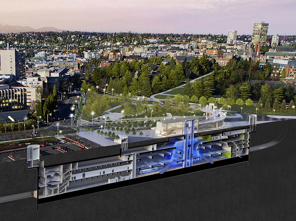 Sound Transit University of Washington Station by LMN Architects - 谷德设计网