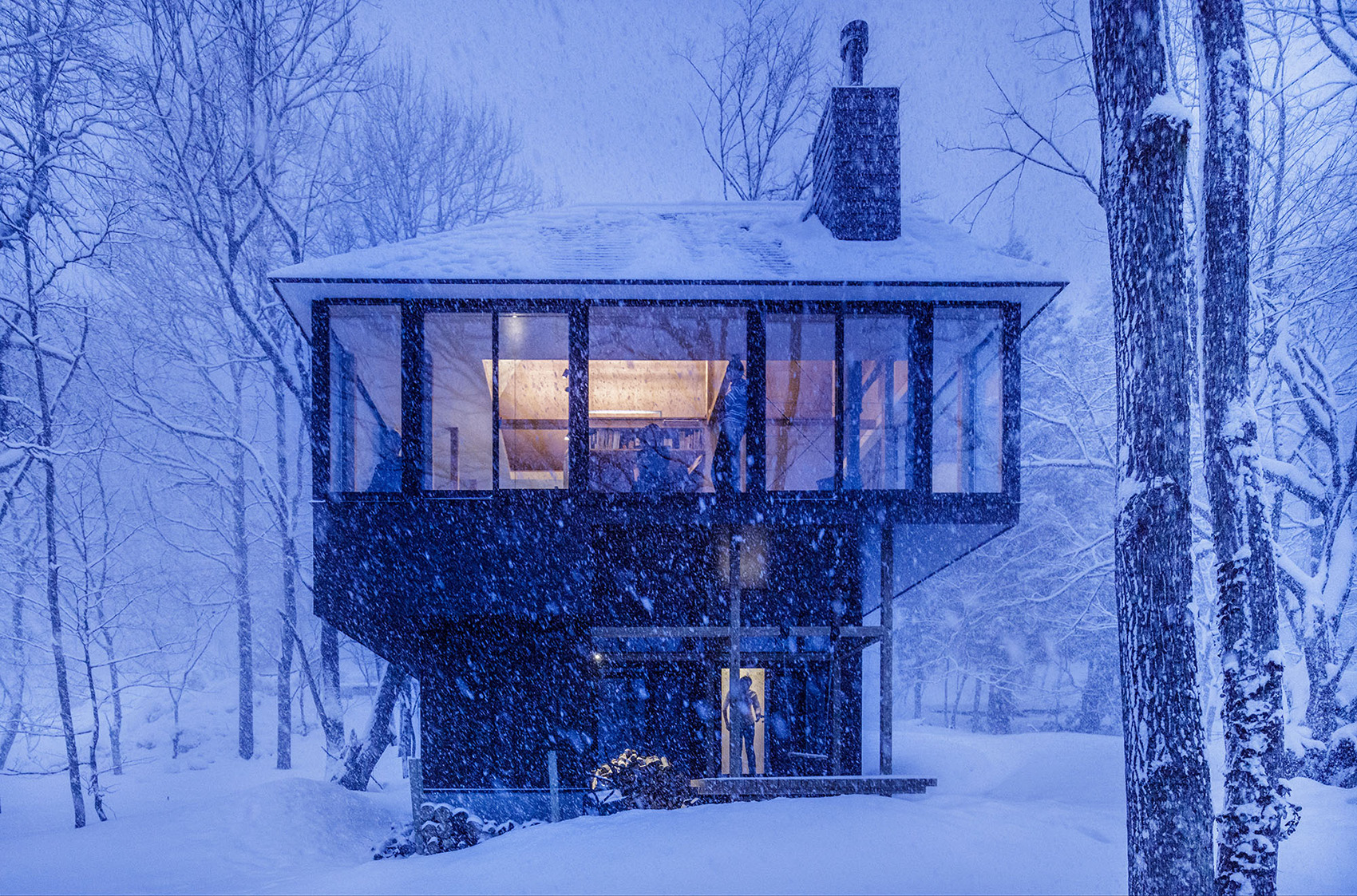 Nojiri-ko Nature Platforms by SUGAWARADAISUKE Architects - 谷德设计网