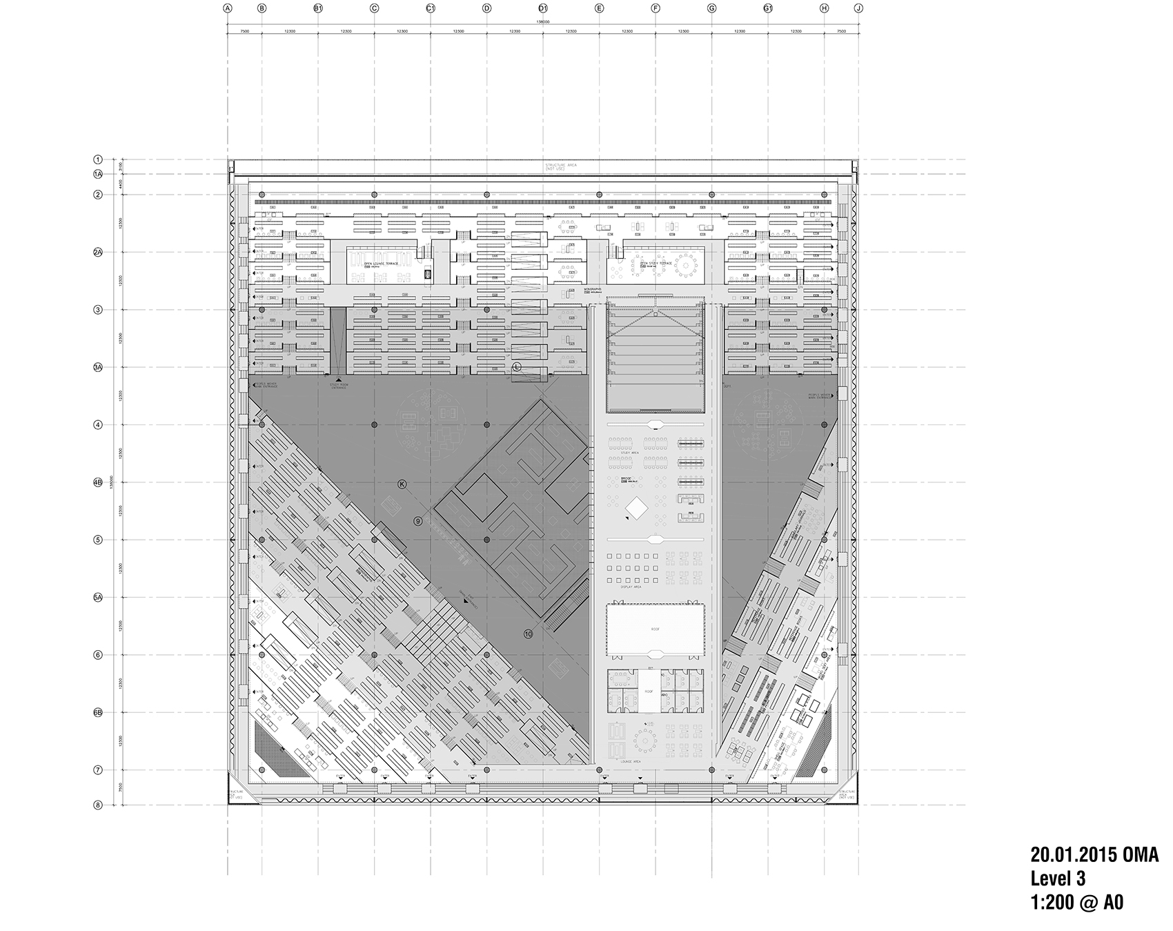 Qatar National Library, Doha by OMA - 谷德设计网