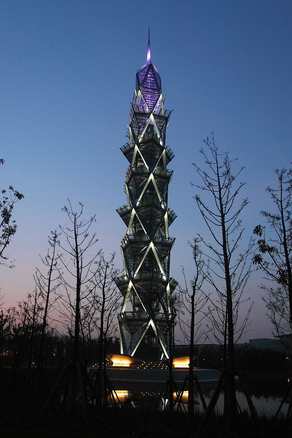 Observation Tower in ShanghaiTech University, China by ECADI - 谷德设计网