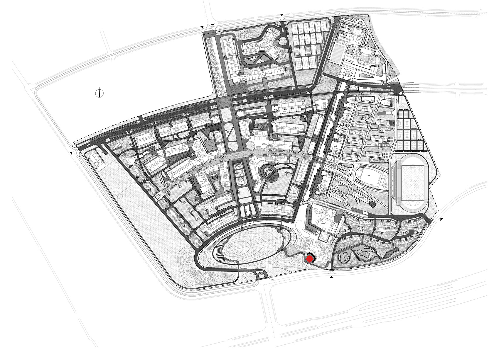 Observation Tower in ShanghaiTech University, China by ECADI - 谷德设计网