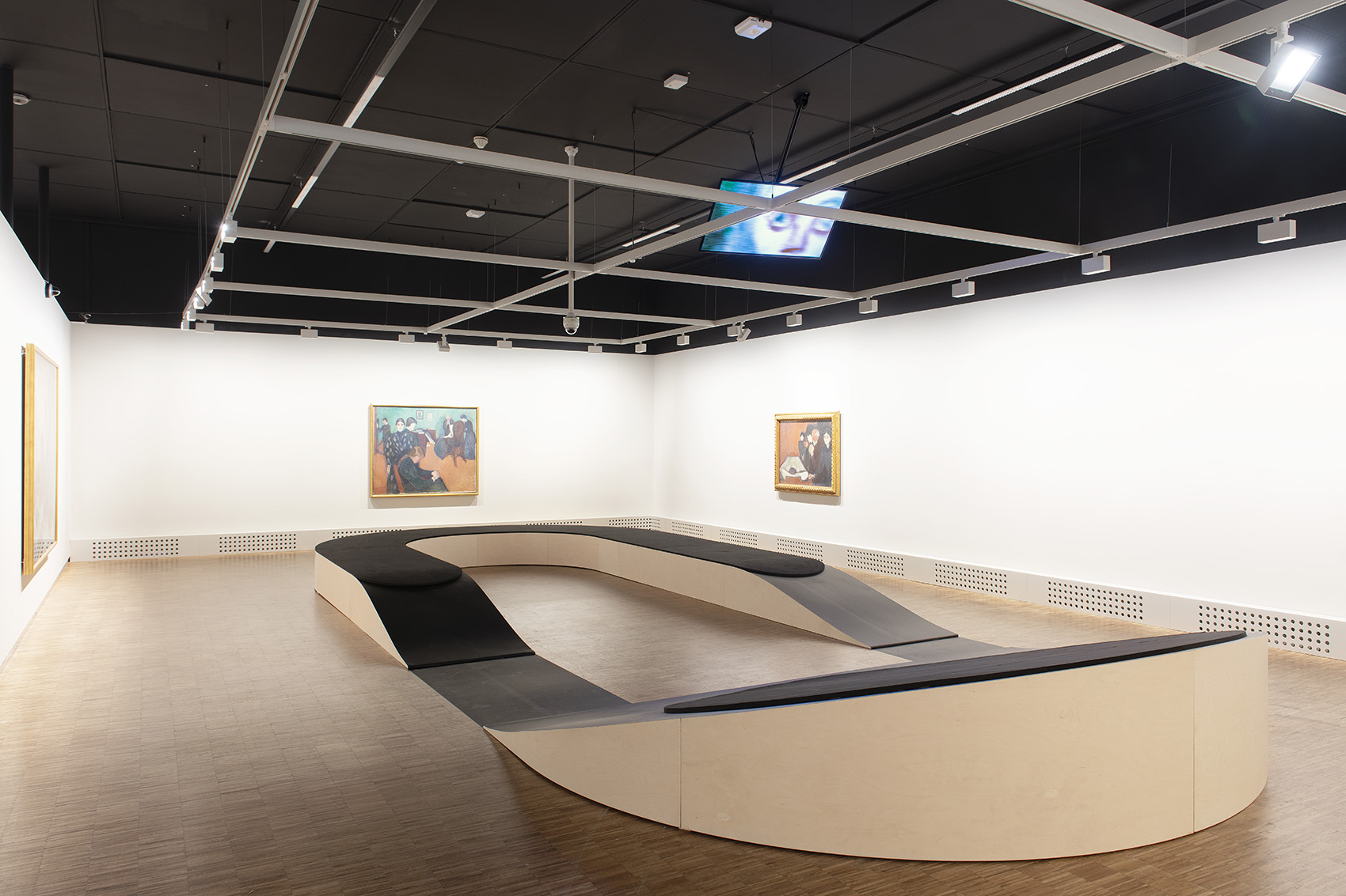 Exhibition Design for Edvard Munch: Between the Clock and the Bed, by ...