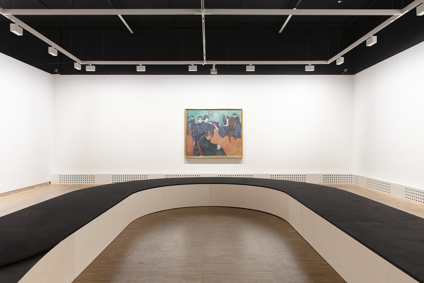 Exhibition Design for Edvard Munch: Between the Clock and the Bed, by ...