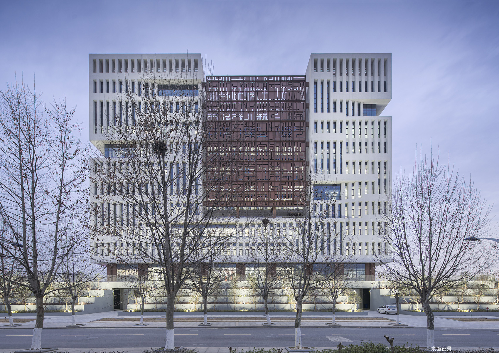 Library of South Lake Campus of Wuhan University of Technology, China ...