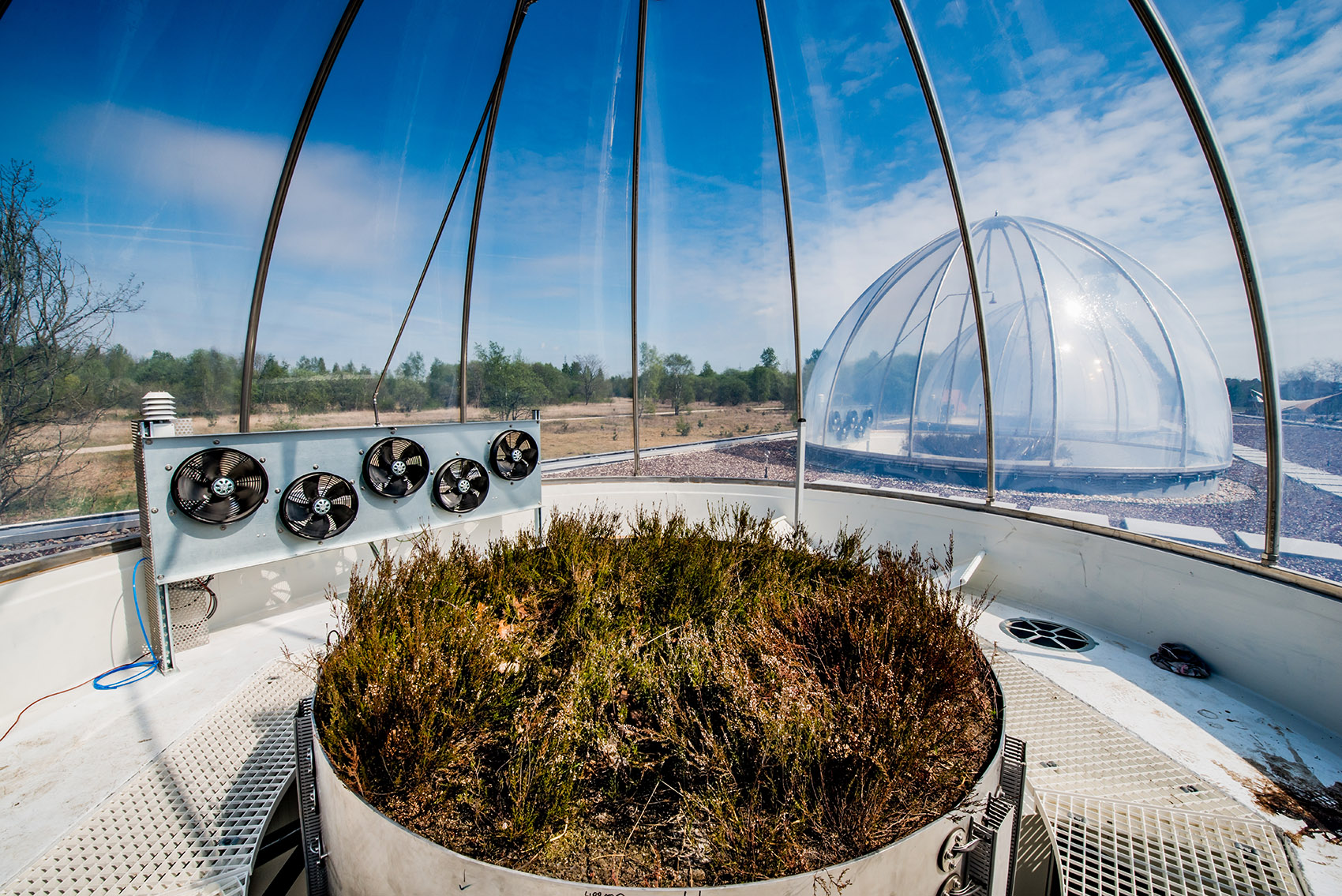 Laboratory for climate research in the National Park Hoge Kempen by ...