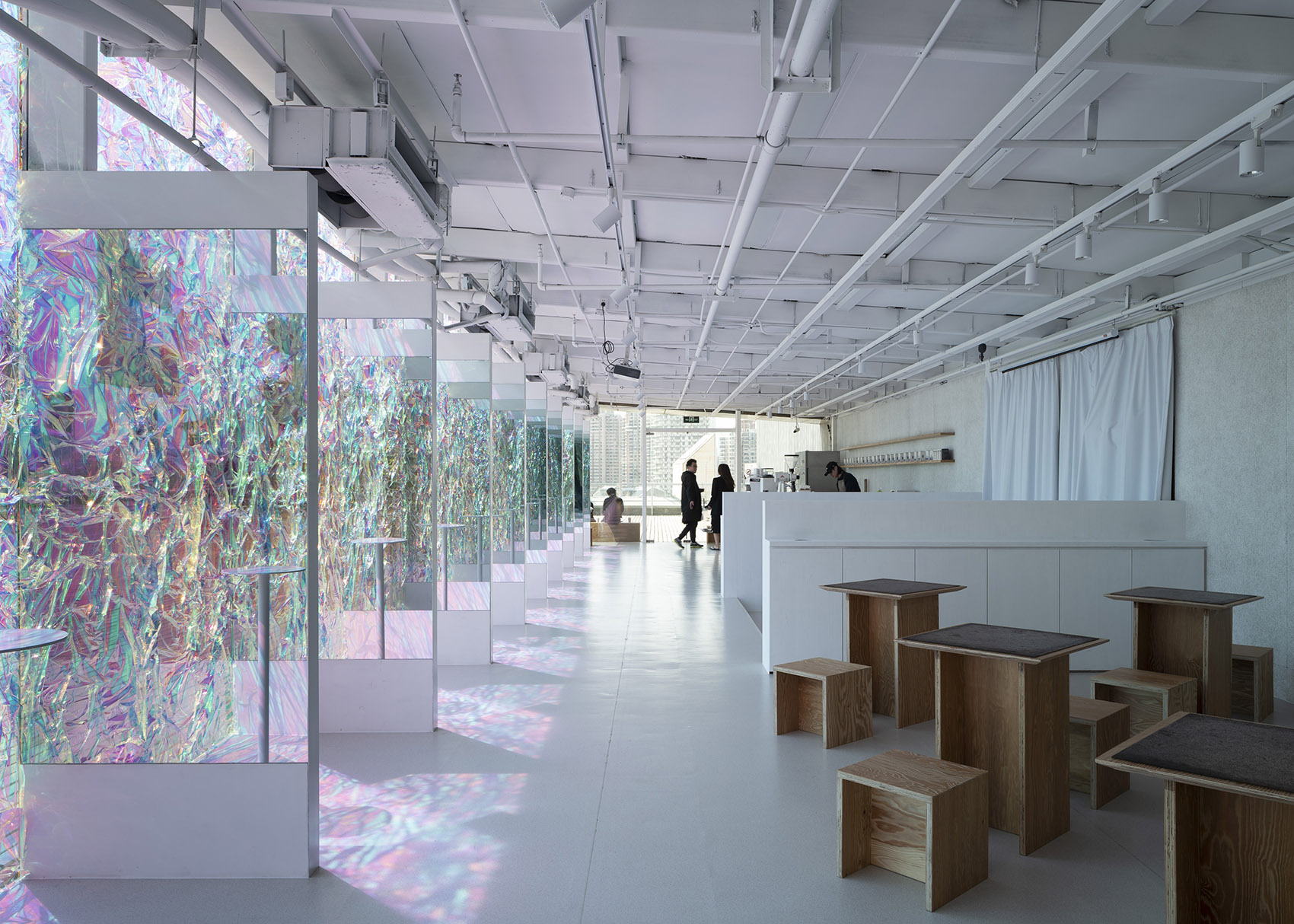 Pop-up cafe design by kooo architects - 谷德设计网