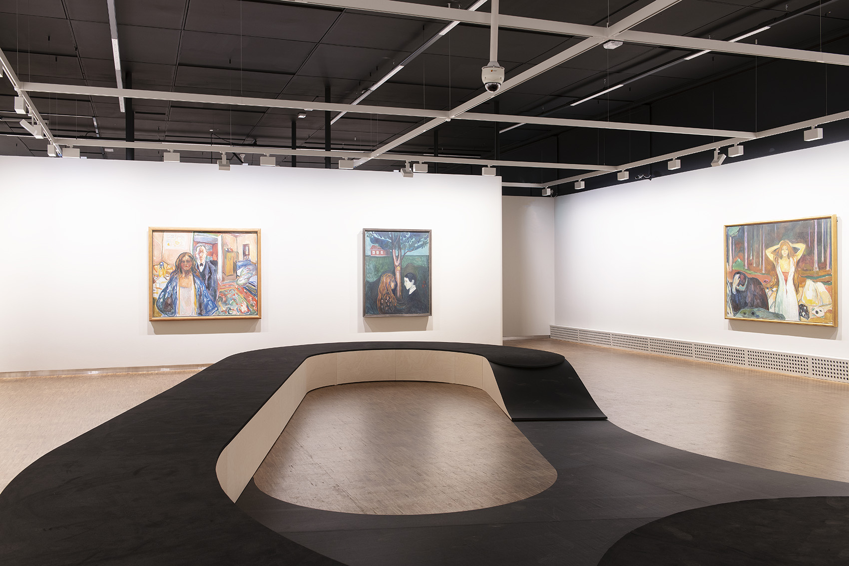 Exhibition Design for Edvard Munch: Between the Clock and the Bed, by ...