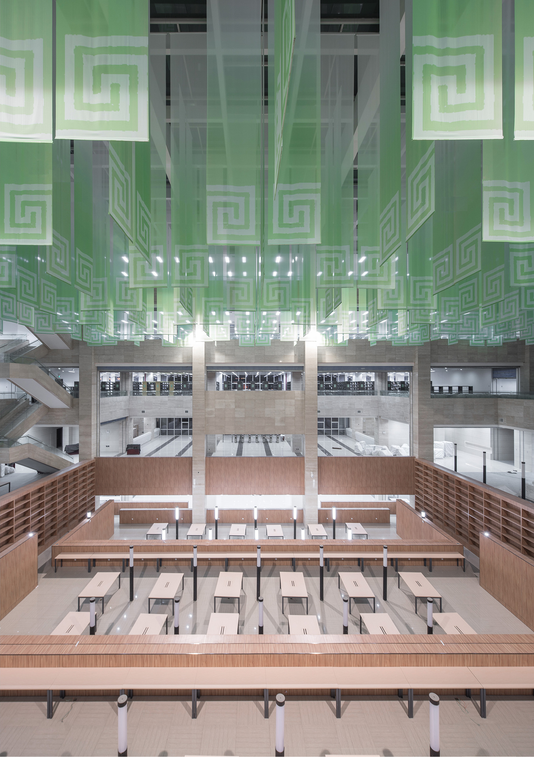 Library of South Lake Campus of Wuhan University of Technology, China ...