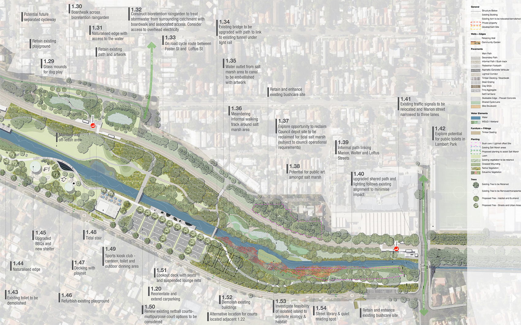 GreenWay Master Plan by McGregor Coxall - 谷德设计网