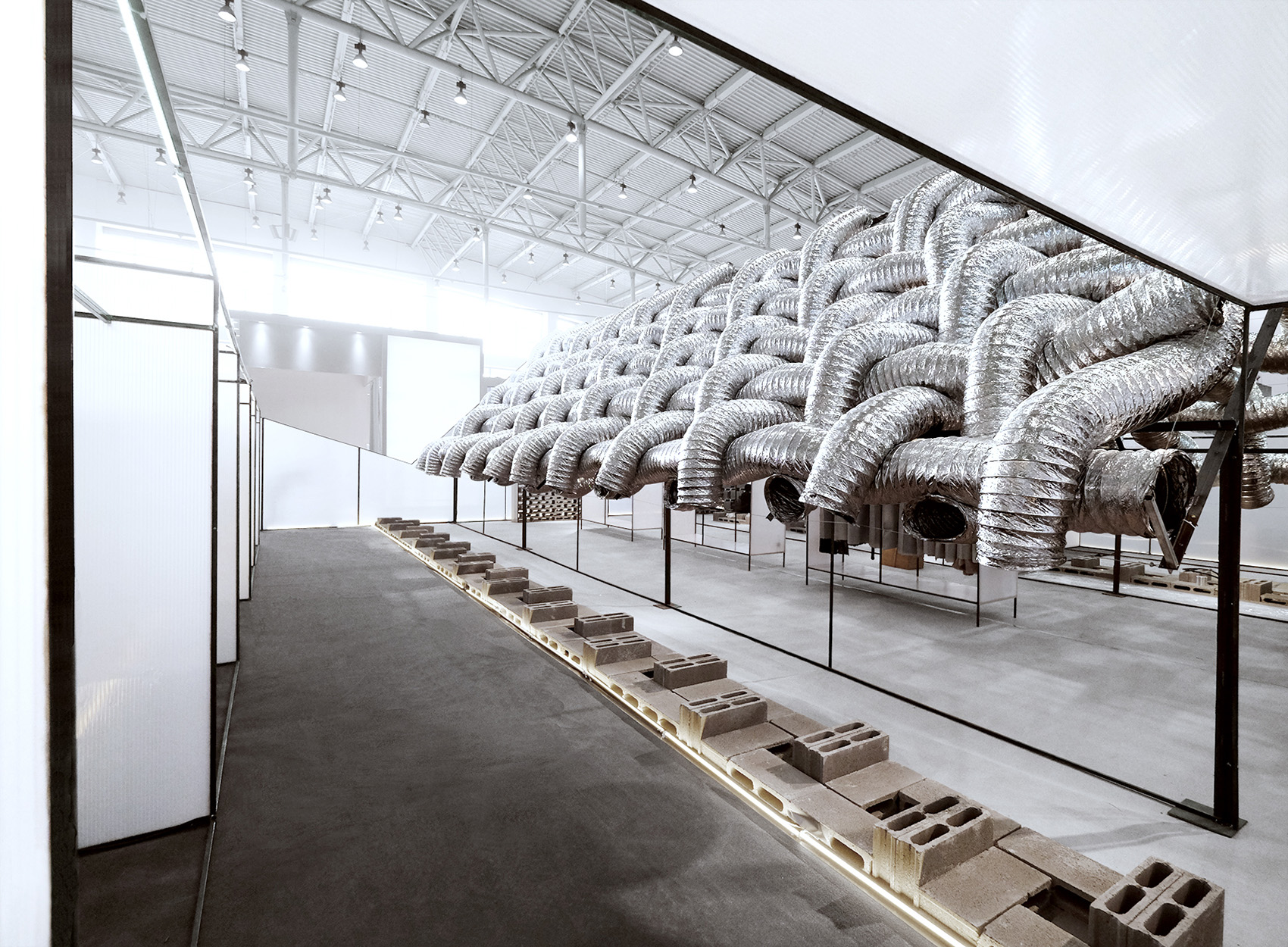 Instant Scene – TF.33 Pavilion Installation for Clothing Exhibition by ...