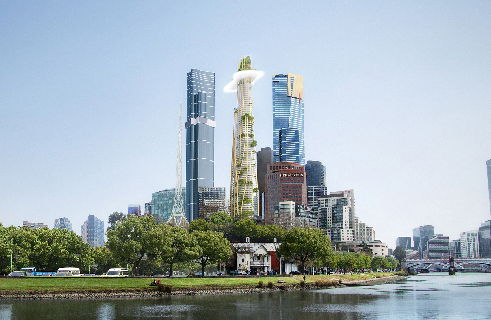 MAD Proposes a New Landmark Building for Melbourne - 谷德设计网