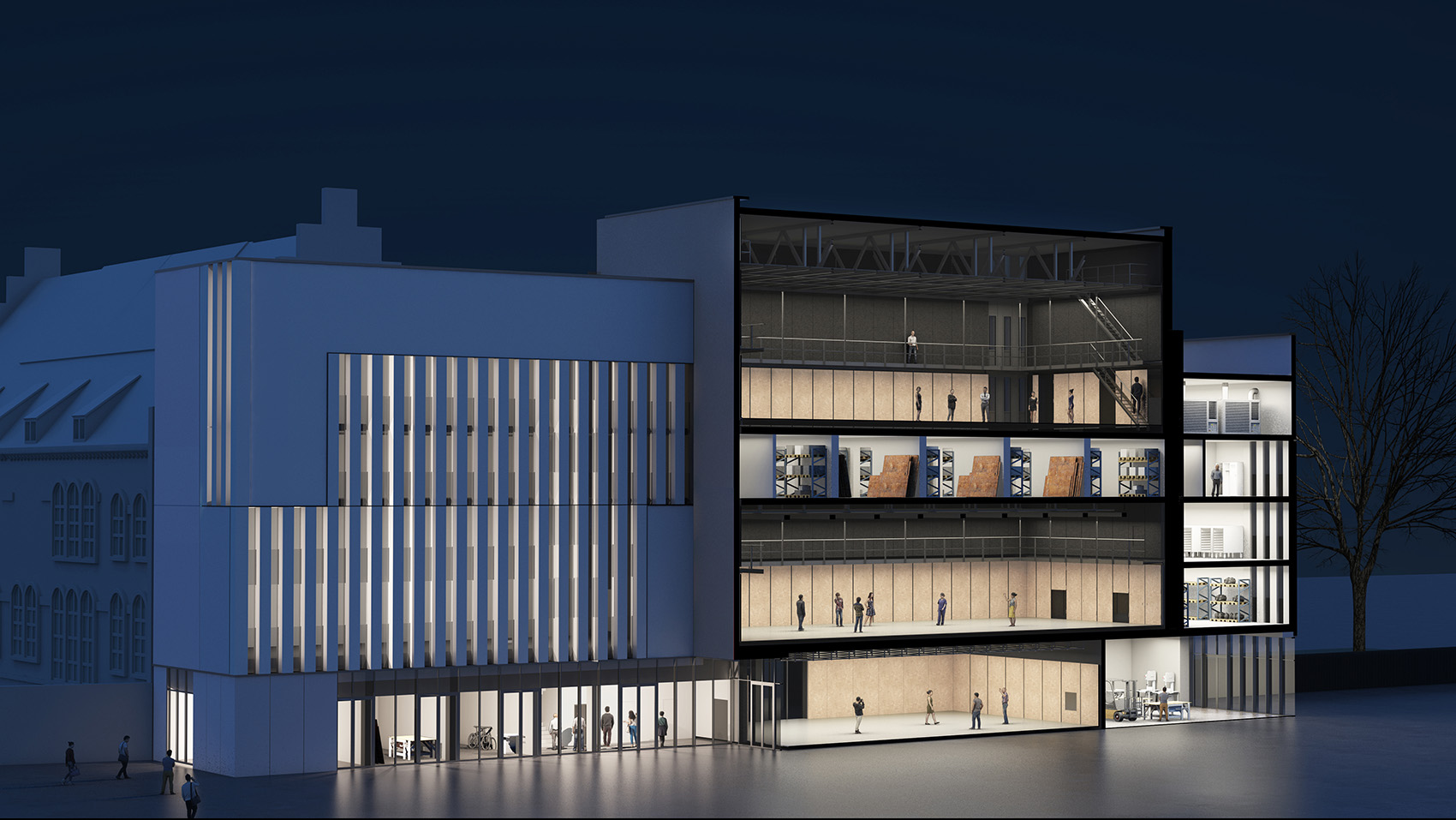 Rehearsal Stage Center of the Deutsche Theater in Berlin by gmp - 谷德设计网