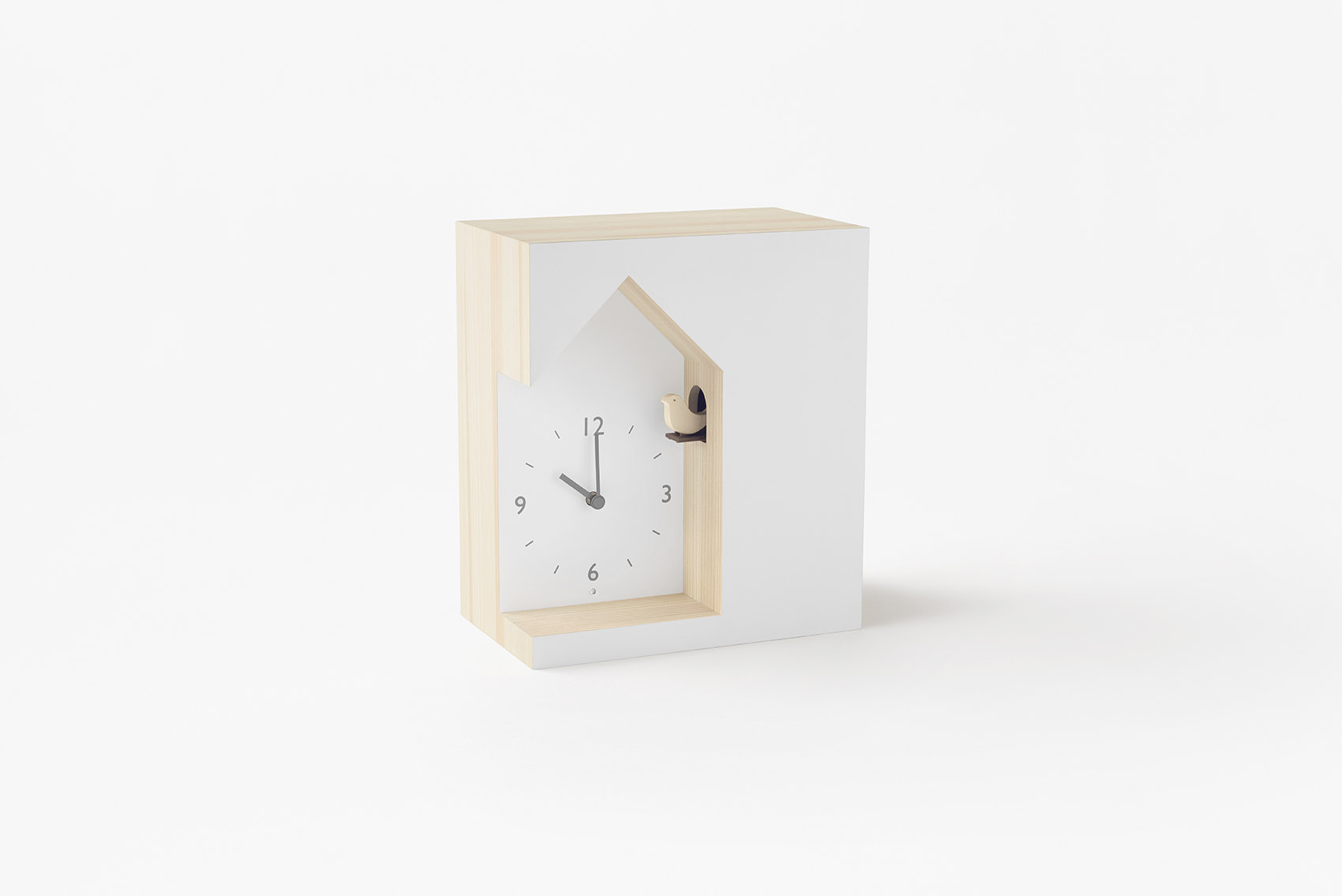 3 different models of cuckoo clocks by nendo - 谷德设计网