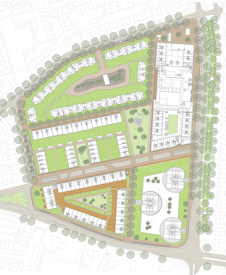 Masterplan Villa Industria, Hilversum by Mecanoo Architecten - 谷德设计网