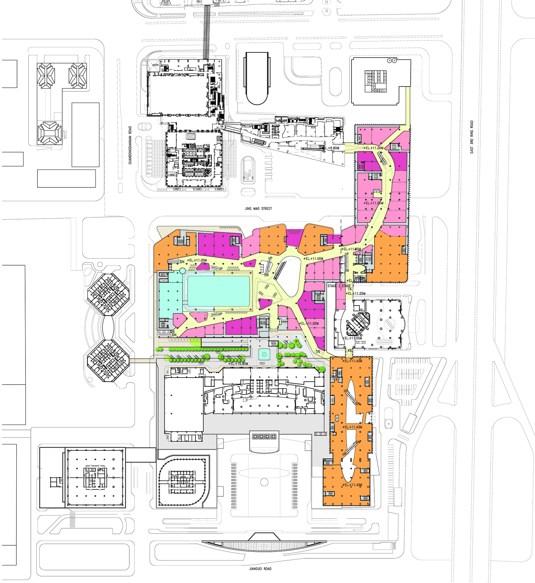 Expansion of China World Trade Center by 5+Design - 谷德设计网