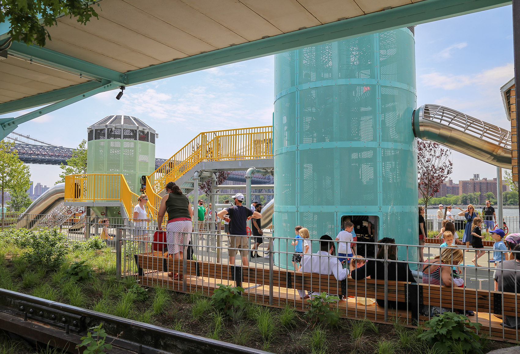 Domino Park Playground by Mark Reigelman II - 谷德设计网