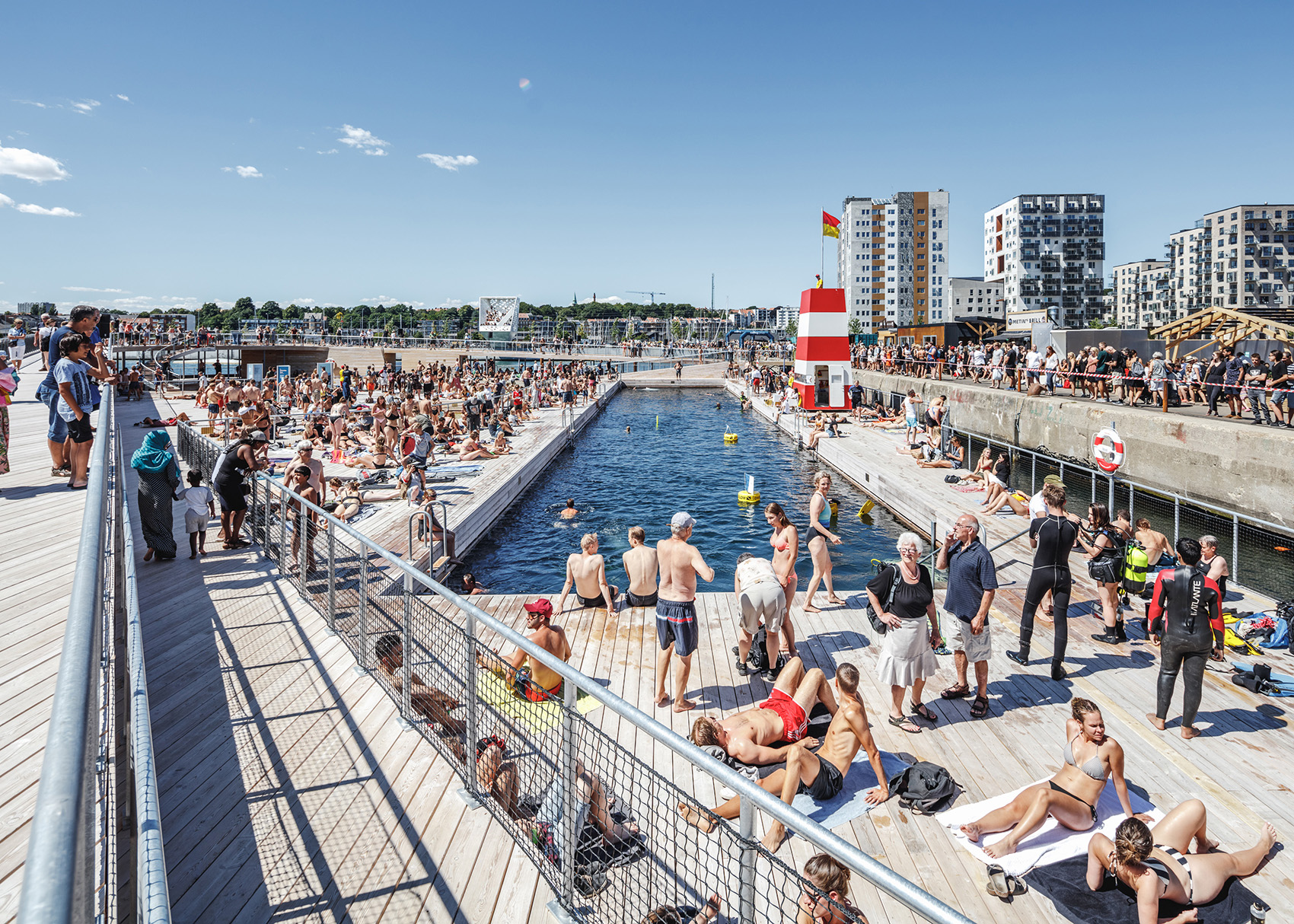 Aarhus Harbor Bath by BIG - 谷德设计网
