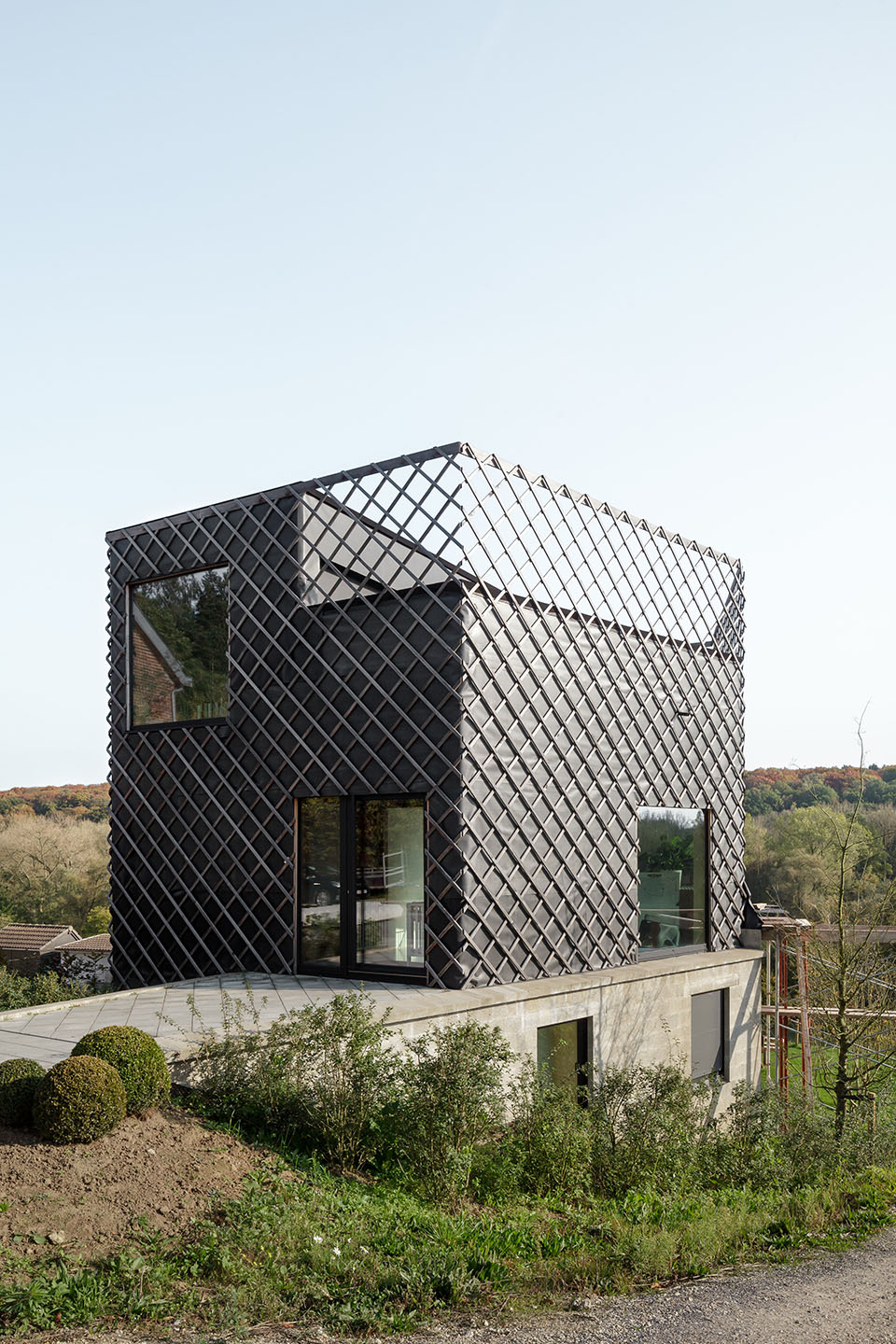 A detached house in Overijse by BLAF architecten - 谷德设计网