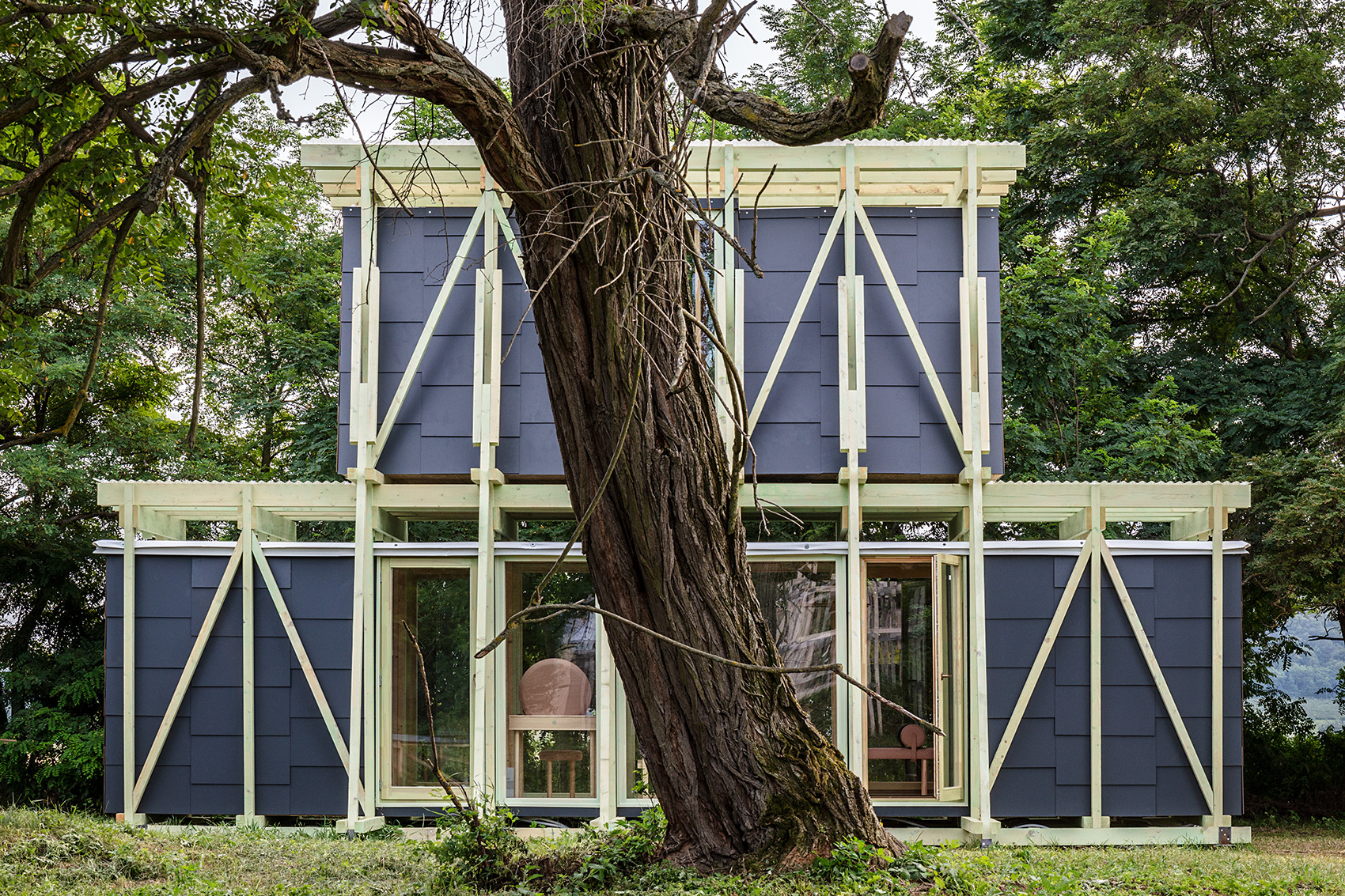 Hello Wood Cabin Fever / International architects built seven cabin ...