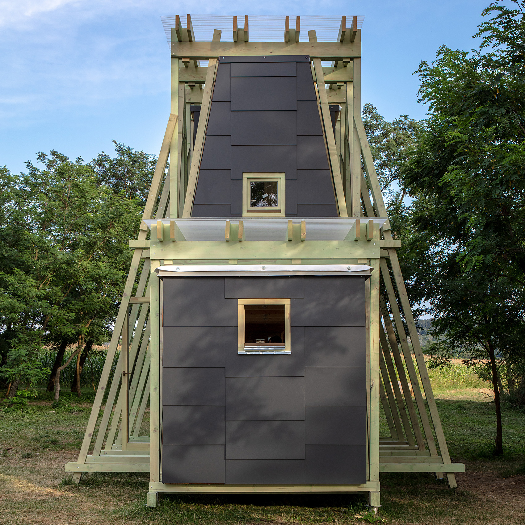 Hello Wood Cabin Fever / International architects built seven cabin ...