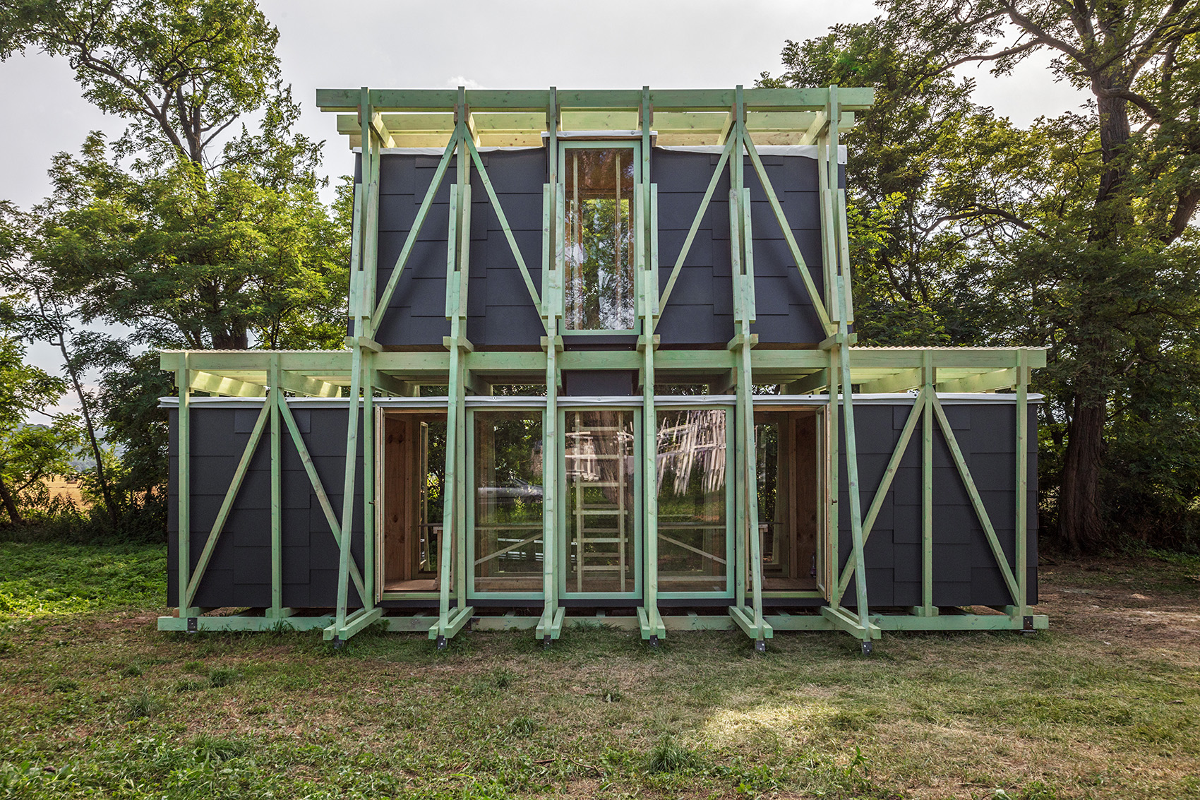 Hello Wood Cabin Fever / International architects built seven cabin ...
