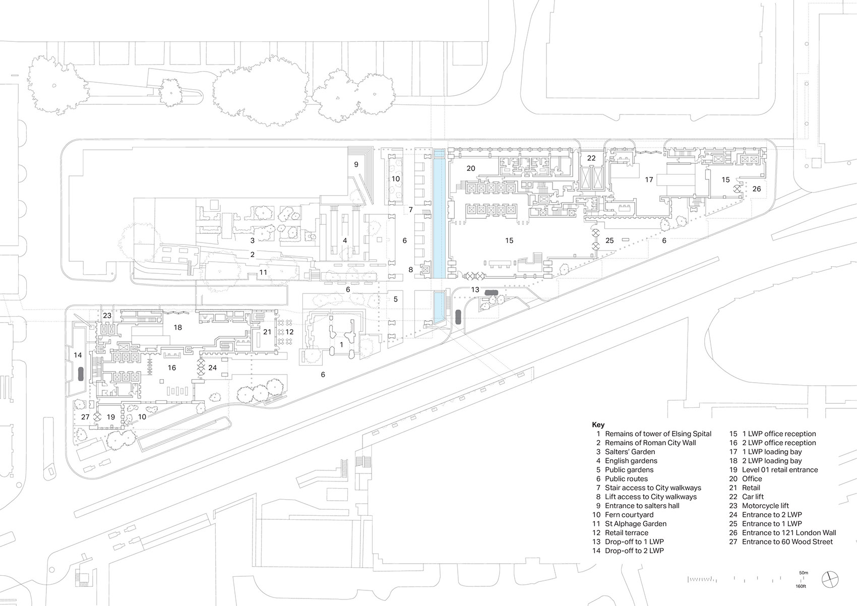 London Wall Place, London by Make Architects - 谷德设计网