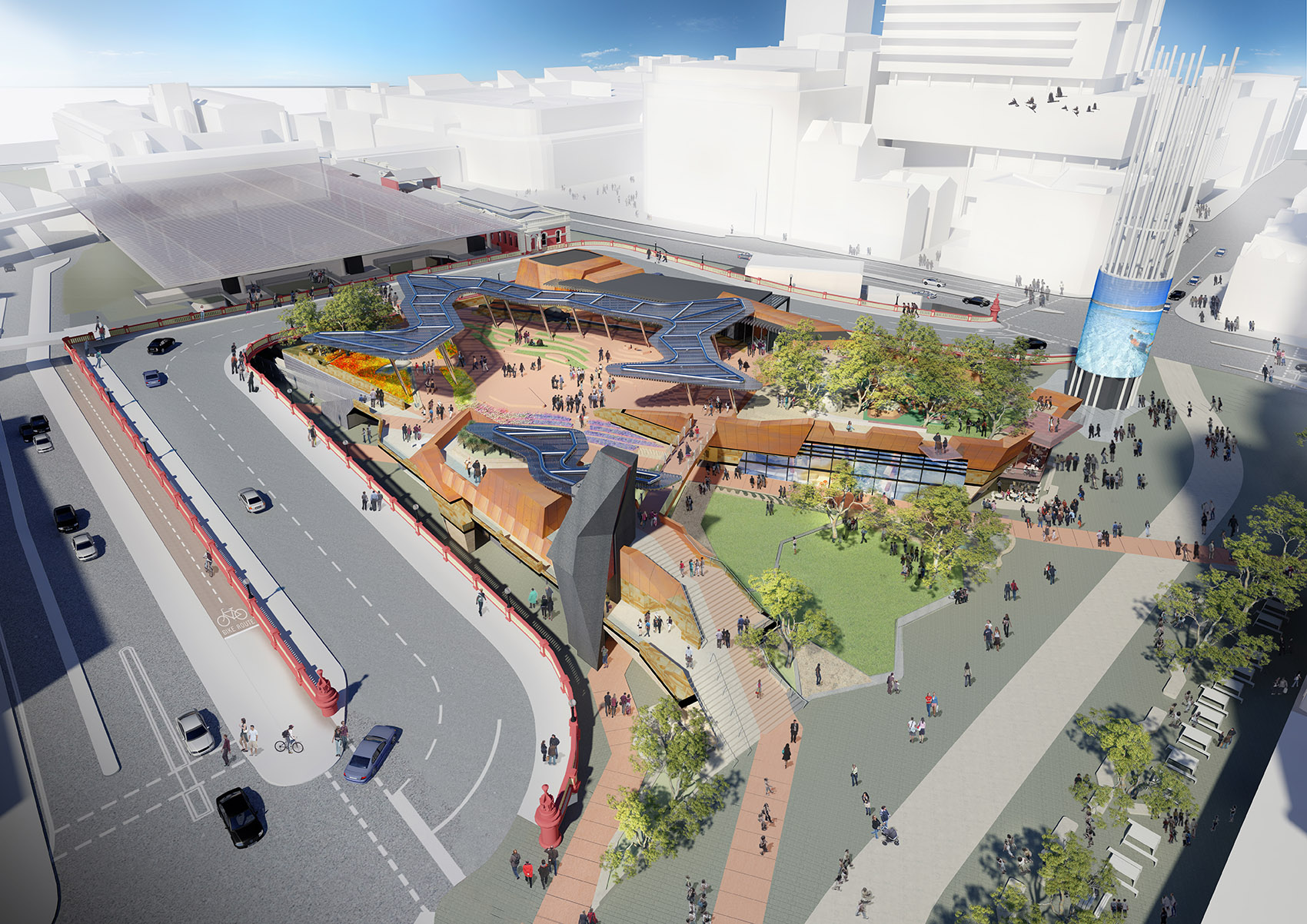Yagan Square, Australia by ASPECT Studios - 谷德设计网