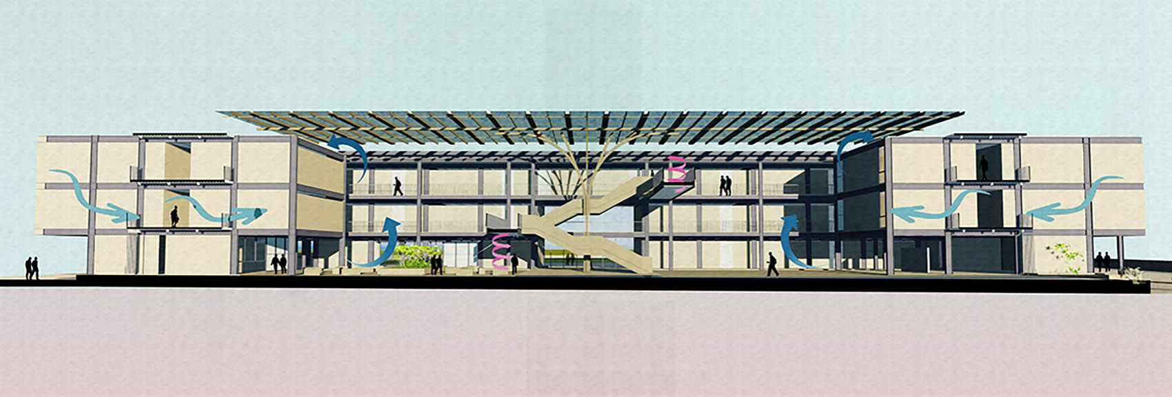 CMRU Admin and Academic Block, India by M9 Design Studio - 谷德设计网