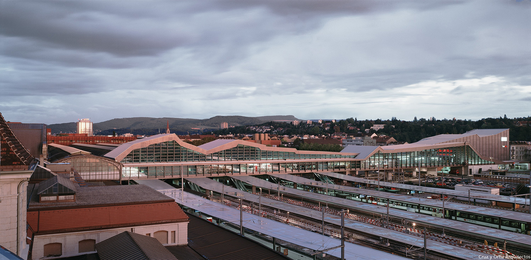 ‘Basel SBB’ railway Station by Cruz y Ortiz Architects - 谷德设计网