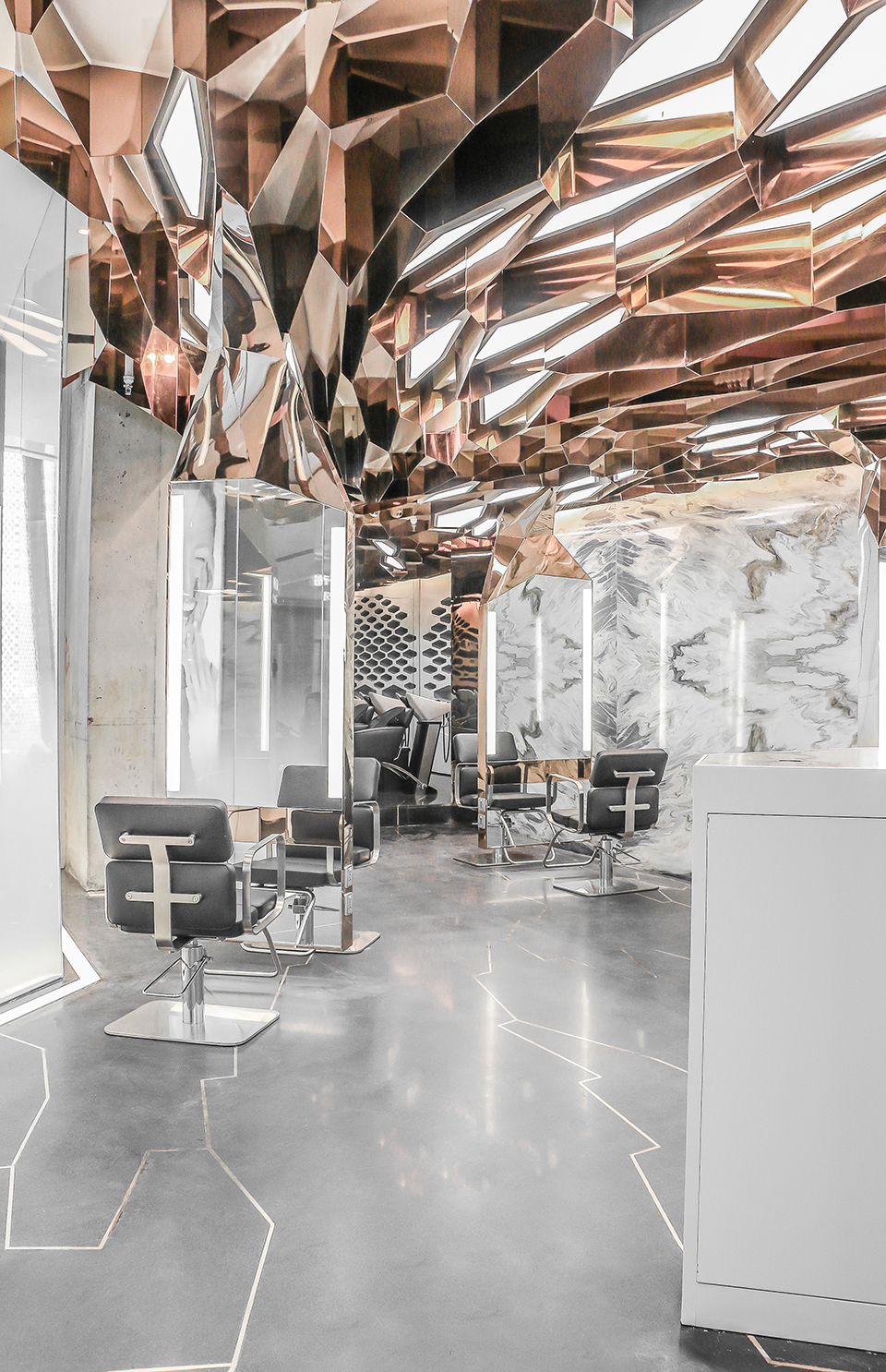 MQ Studio hair salon, Beijing by CAA - 谷德设计网