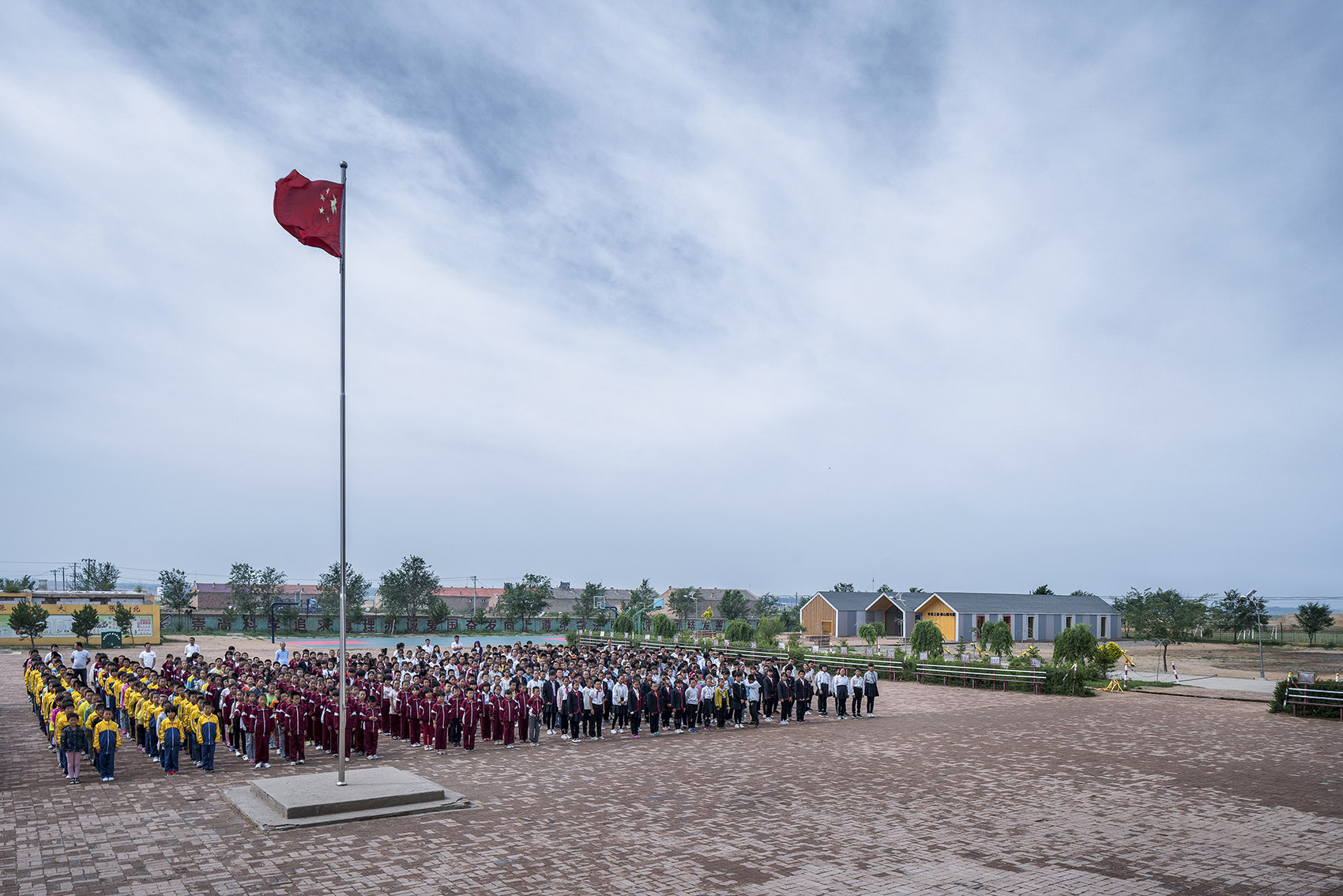 Er-tai town primary school library, China by dot Architects - 谷德设计网