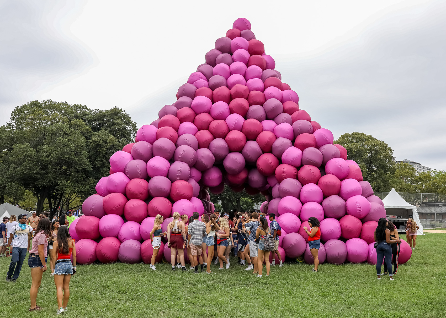 Installation Pyramid Sphere and Pyramid Tube by Cyril Lancelin (town ...