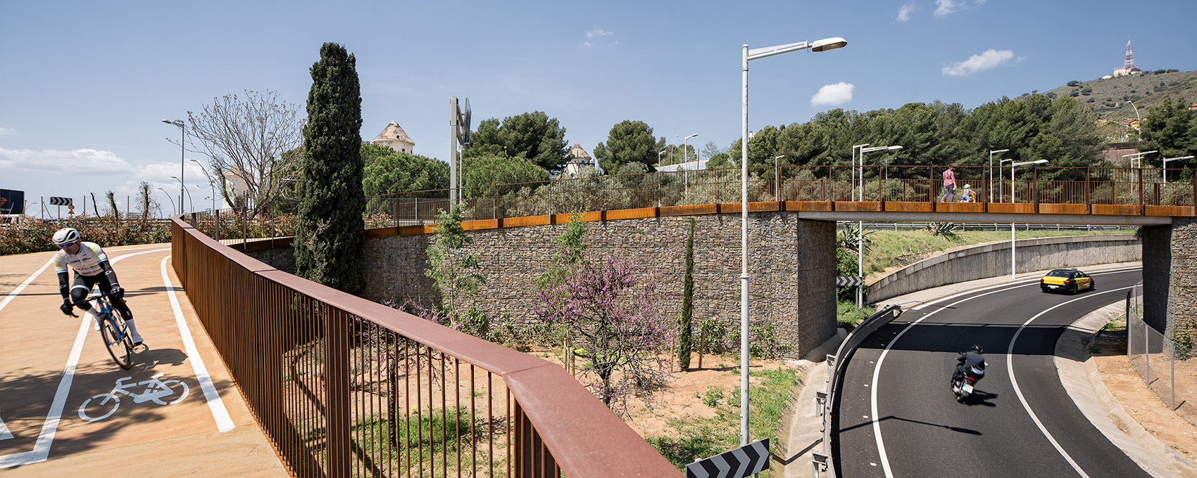 Pedal Path in Barcelona by Batlle i Roig Architectes - 谷德设计网