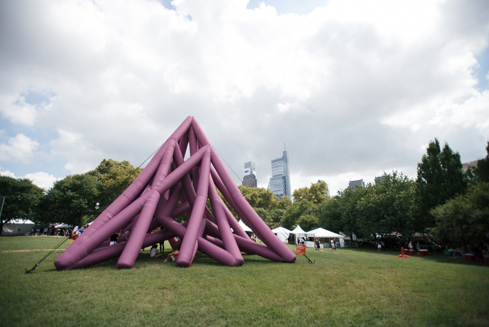 Installation Pyramid Sphere and Pyramid Tube by Cyril Lancelin (town ...