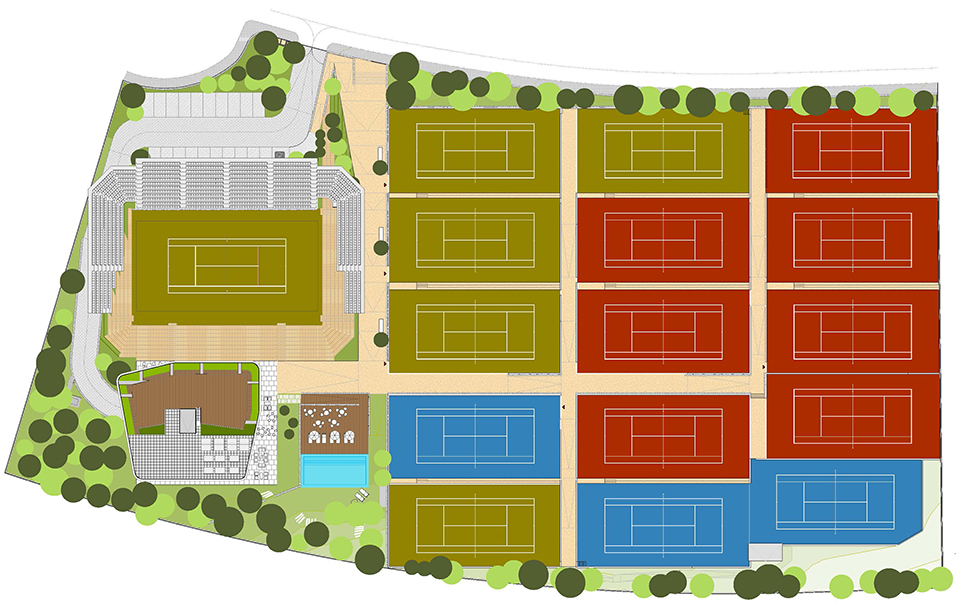 Tennis Terraces by GRAS arquitectos - 谷德设计网