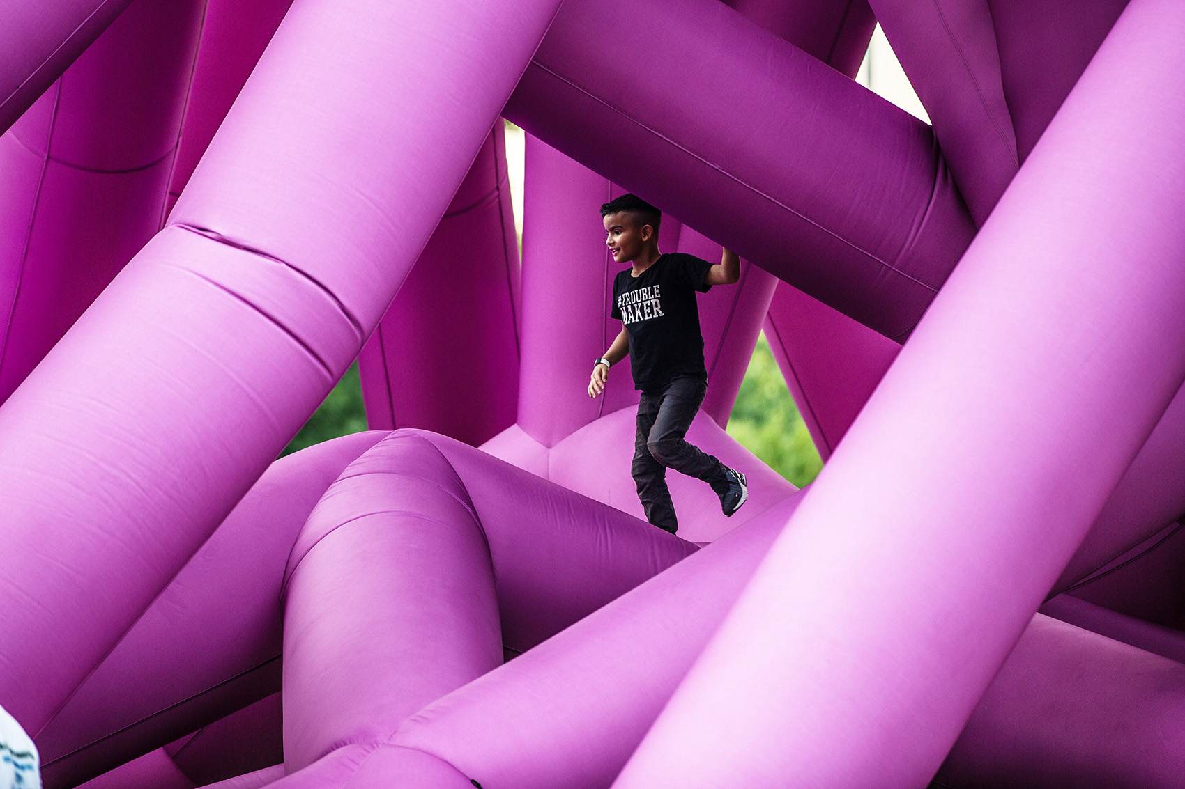 Installation Pyramid Sphere and Pyramid Tube by Cyril Lancelin (town ...