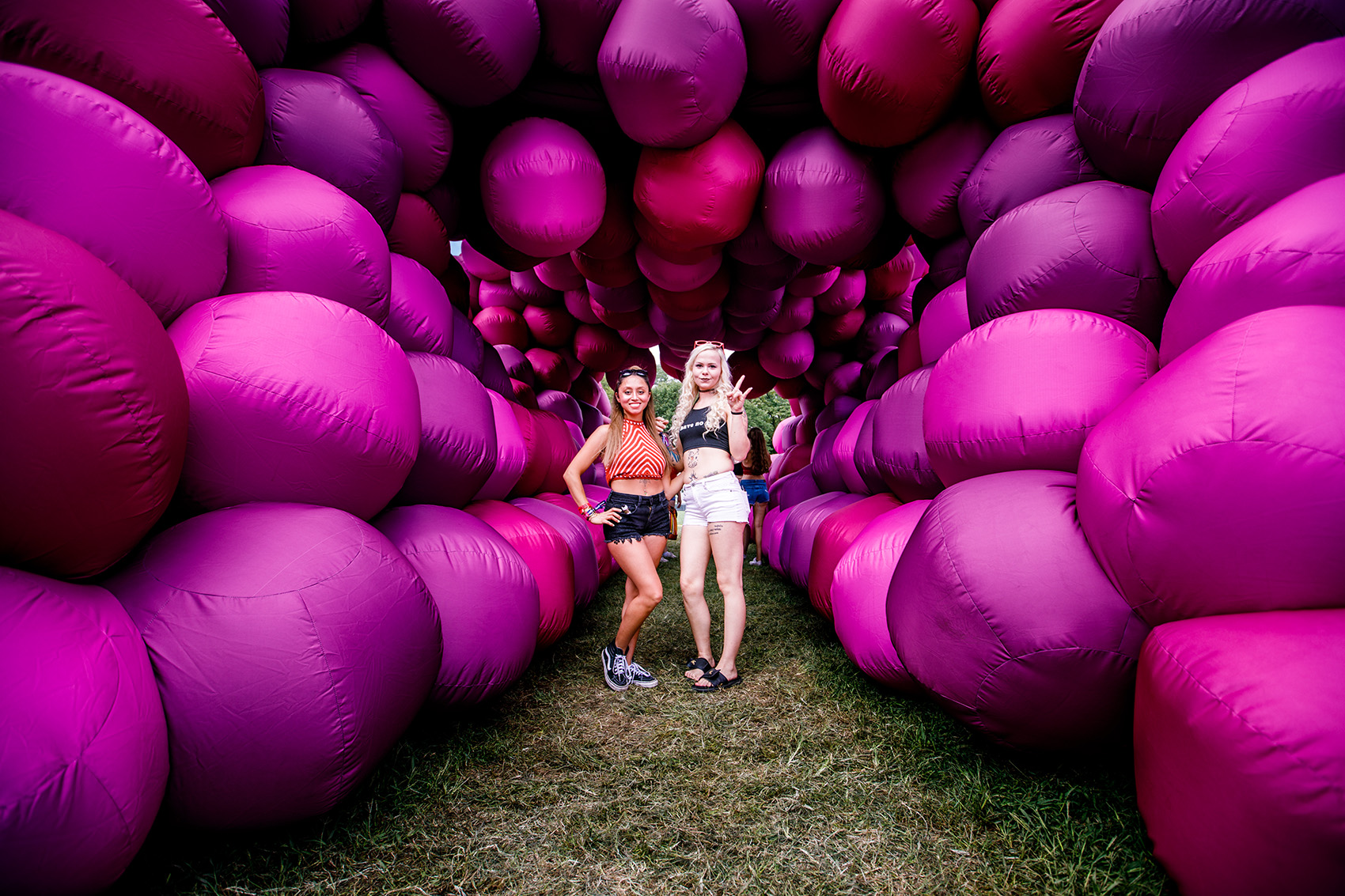 Installation Pyramid Sphere and Pyramid Tube by Cyril Lancelin (town ...