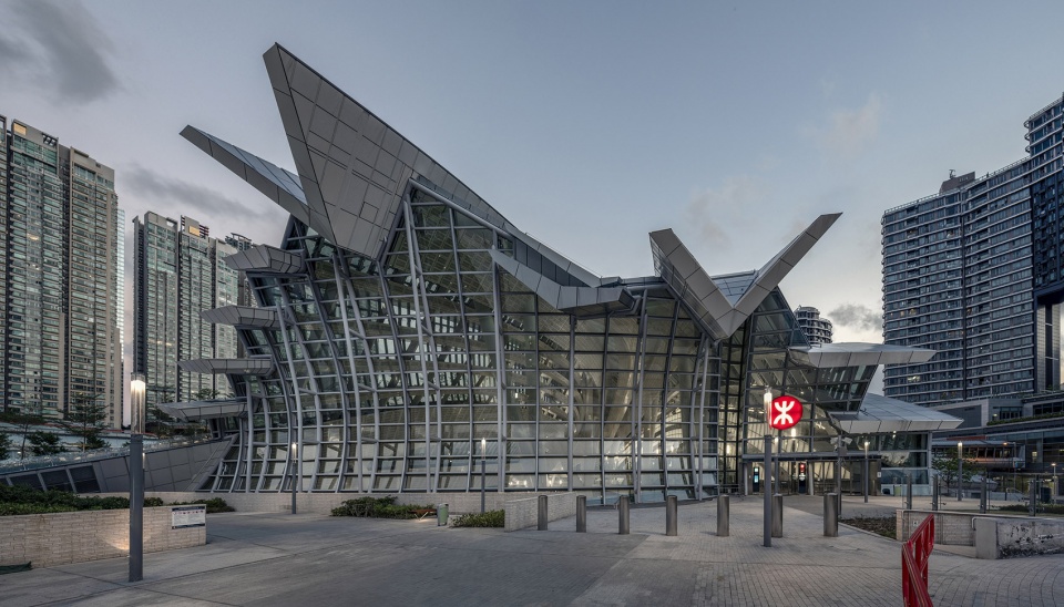Hong Kong West Kowloon Station by Andrew Bromberg at Aedas - 谷德设计网