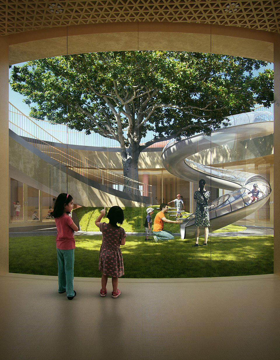 Le Cheng Kindergarten, China by MAD - 谷德设计网