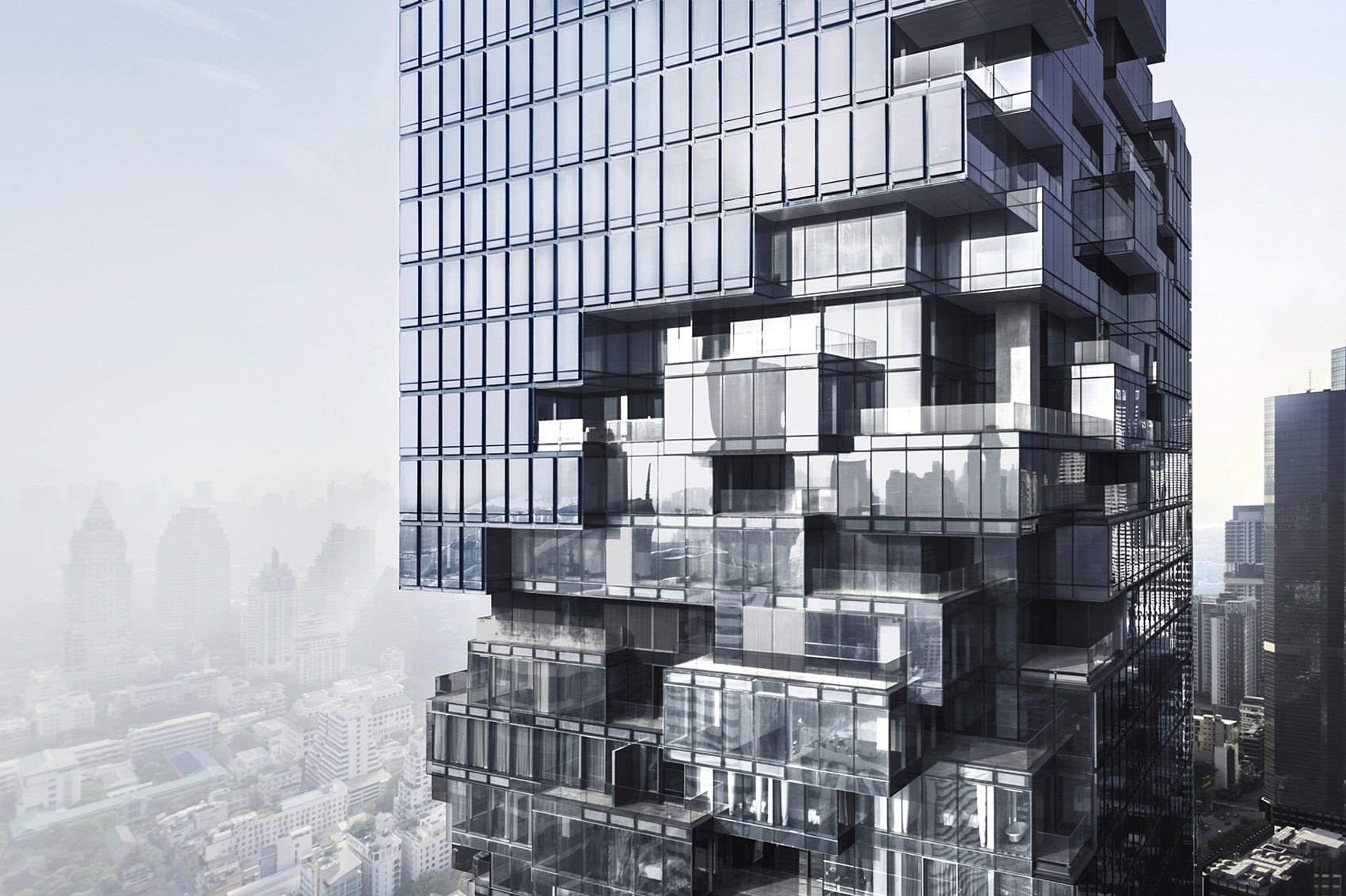 MahaNakhon Tower by Büro Ole Scheeren - 谷德设计网