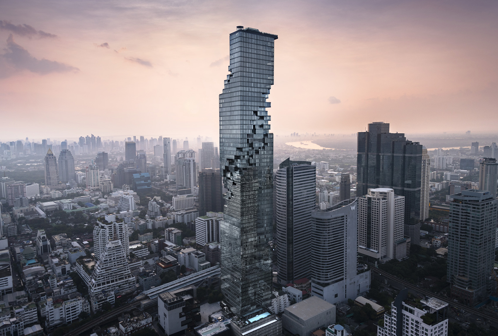 MahaNakhon Tower by Büro Ole Scheeren - 谷德设计网