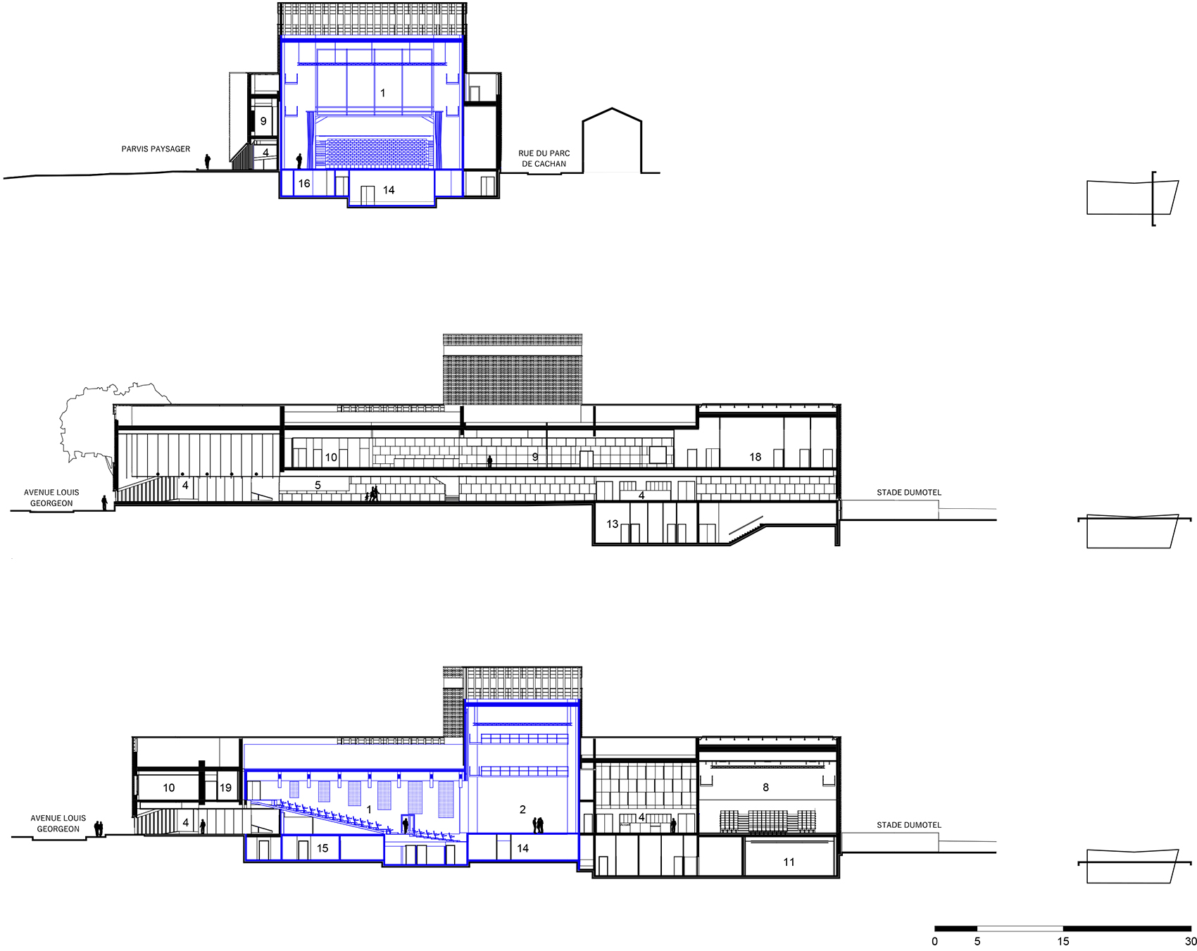 Restruction & Rehabilitation Of Theater Jacques Carat by Ateliers O-S ...
