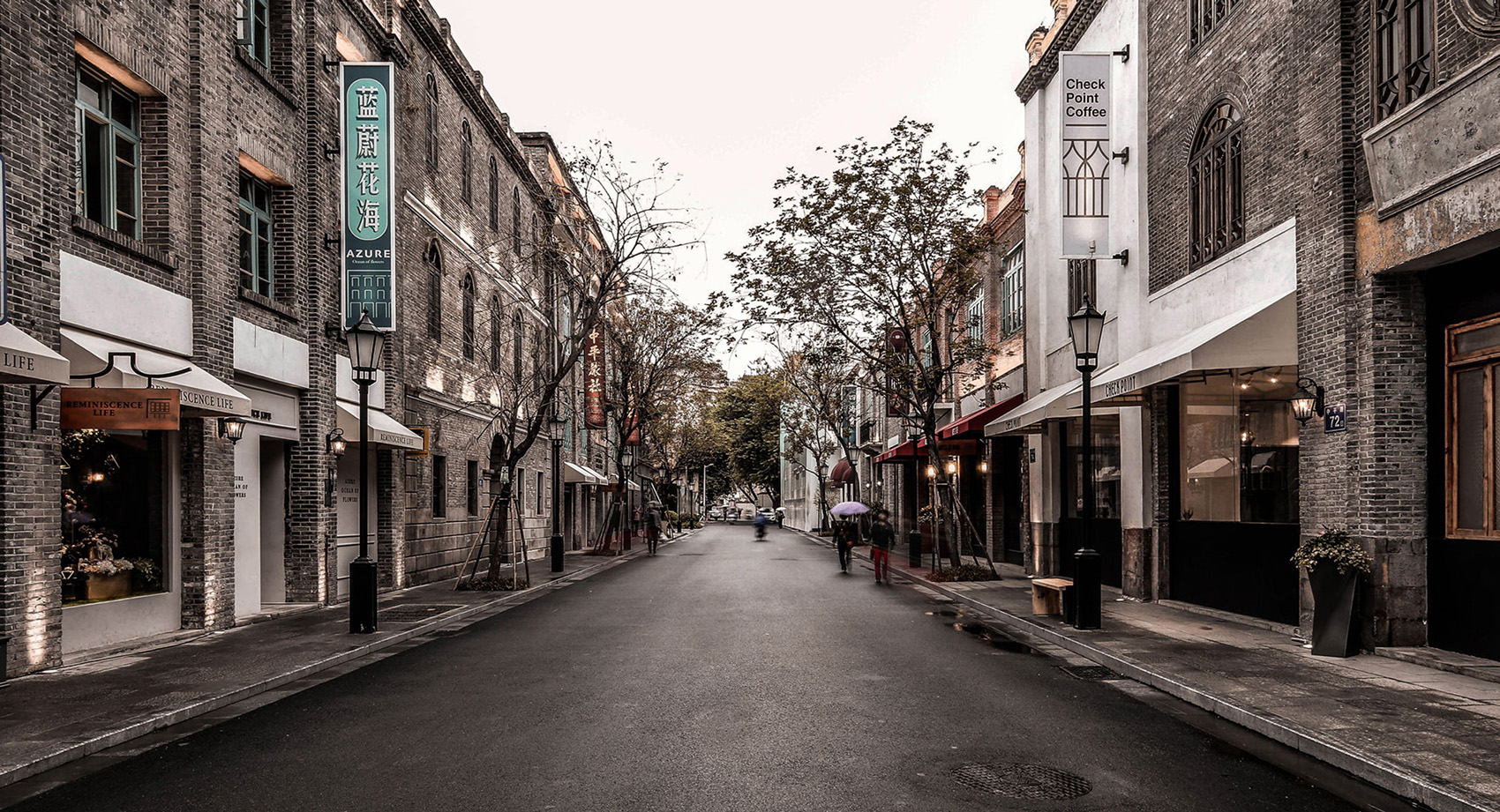 Renovation of the street front of Zhongping Road, Fuzhou, China by ...