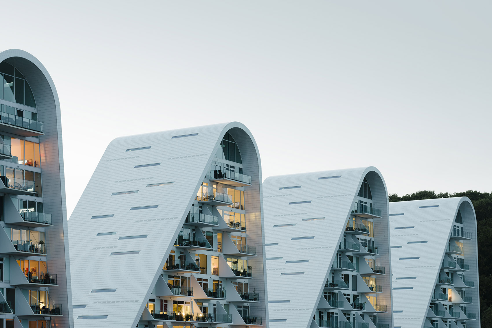 The Wave Apartment by Henning Larsen - 谷德设计网
