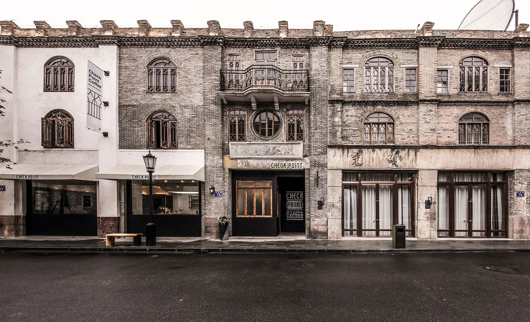 Renovation of the street front of Zhongping Road, Fuzhou, China by ...