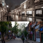 Renovation of the street front of Zhongping Road, Fuzhou, China by ...