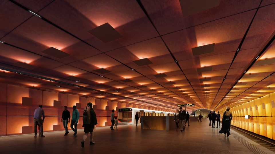 Zaha Hadid Architects with A_Lab to build two stations on the new ...