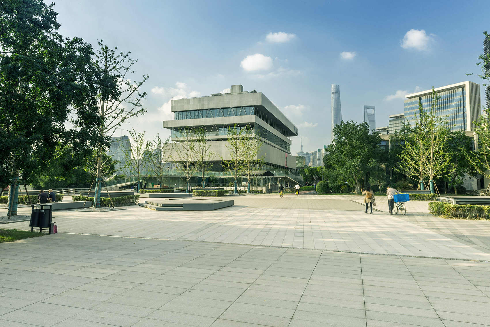 Shanghai MOMA Museum Waterfront Park, China by YIYU design - 谷德设计网