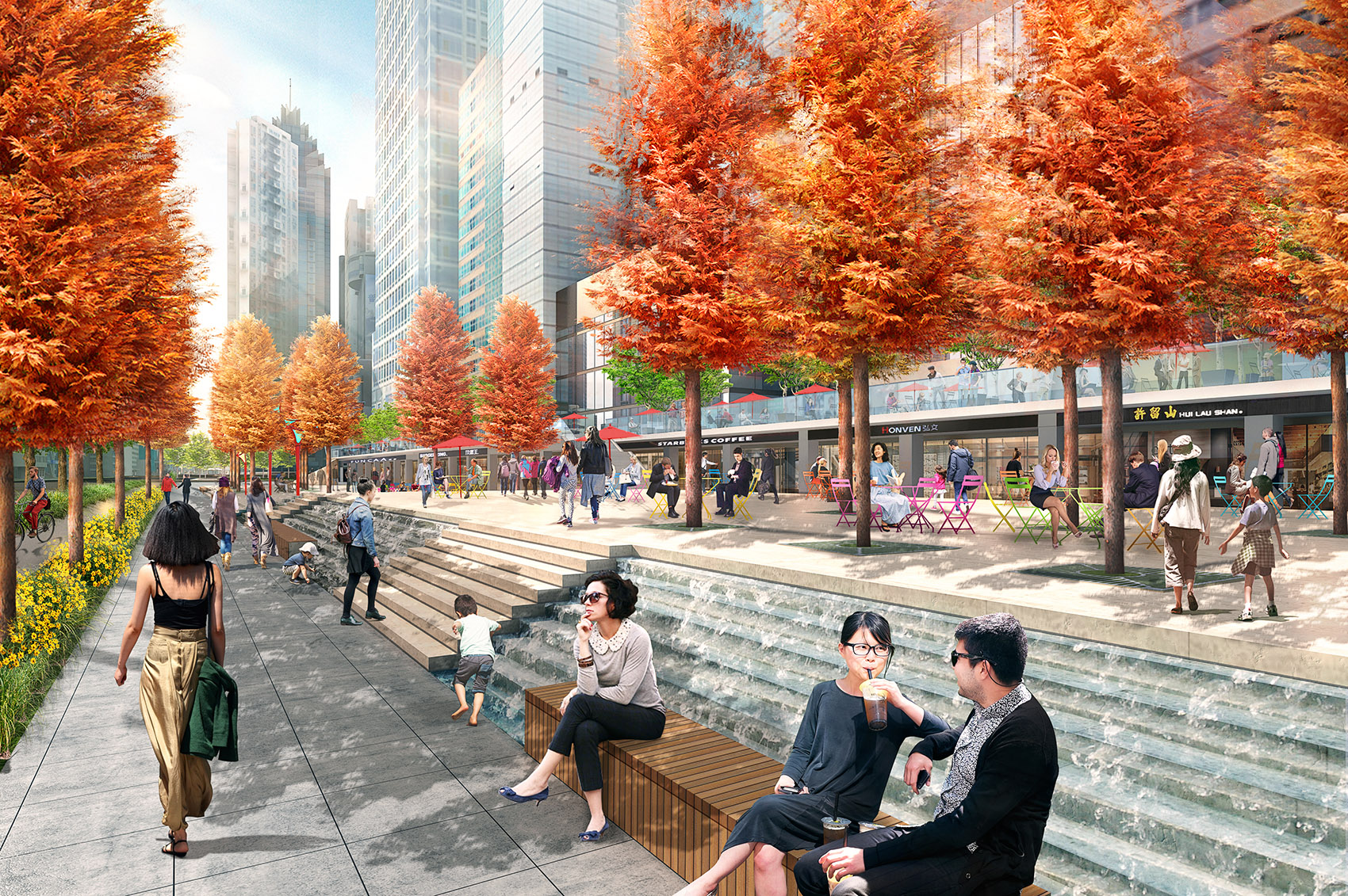 Luohu Streetscape Renovation, Shenzhen, China by sasaki - 谷德设计网