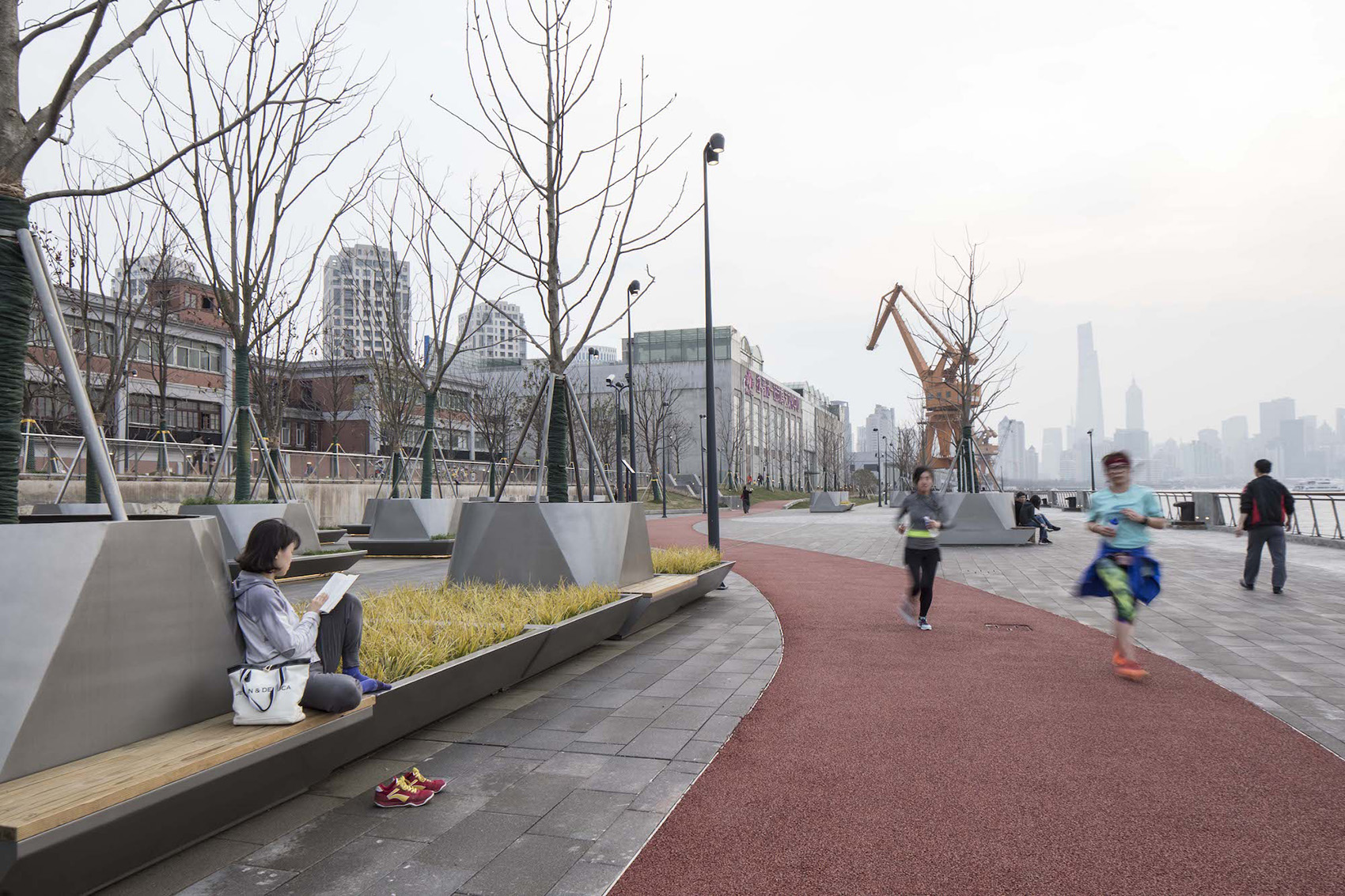 Huangpu River East Bund Riverfront Open Space Design, China by Atelier ...
